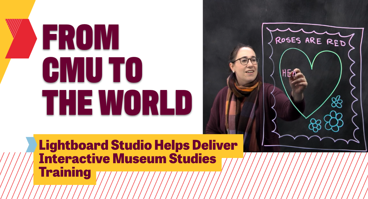From CMU to the world: CIS Lightboard Studio helps deliver interactive ...