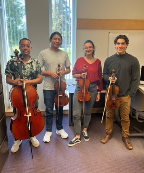 School of Music welcomes new graduate string quartet