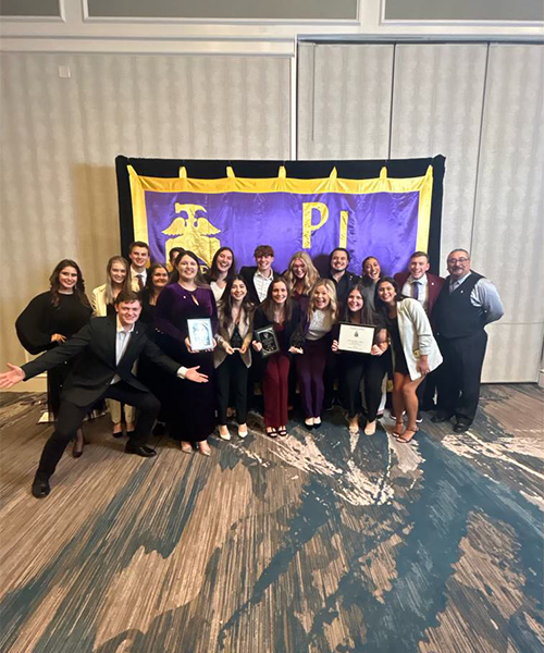 CMU’s professional sales fraternity excels at national convention