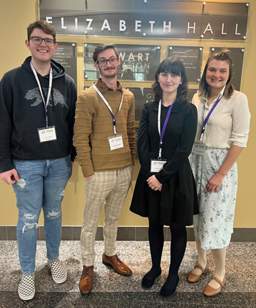 English Department Student Researchers Shine Nationally