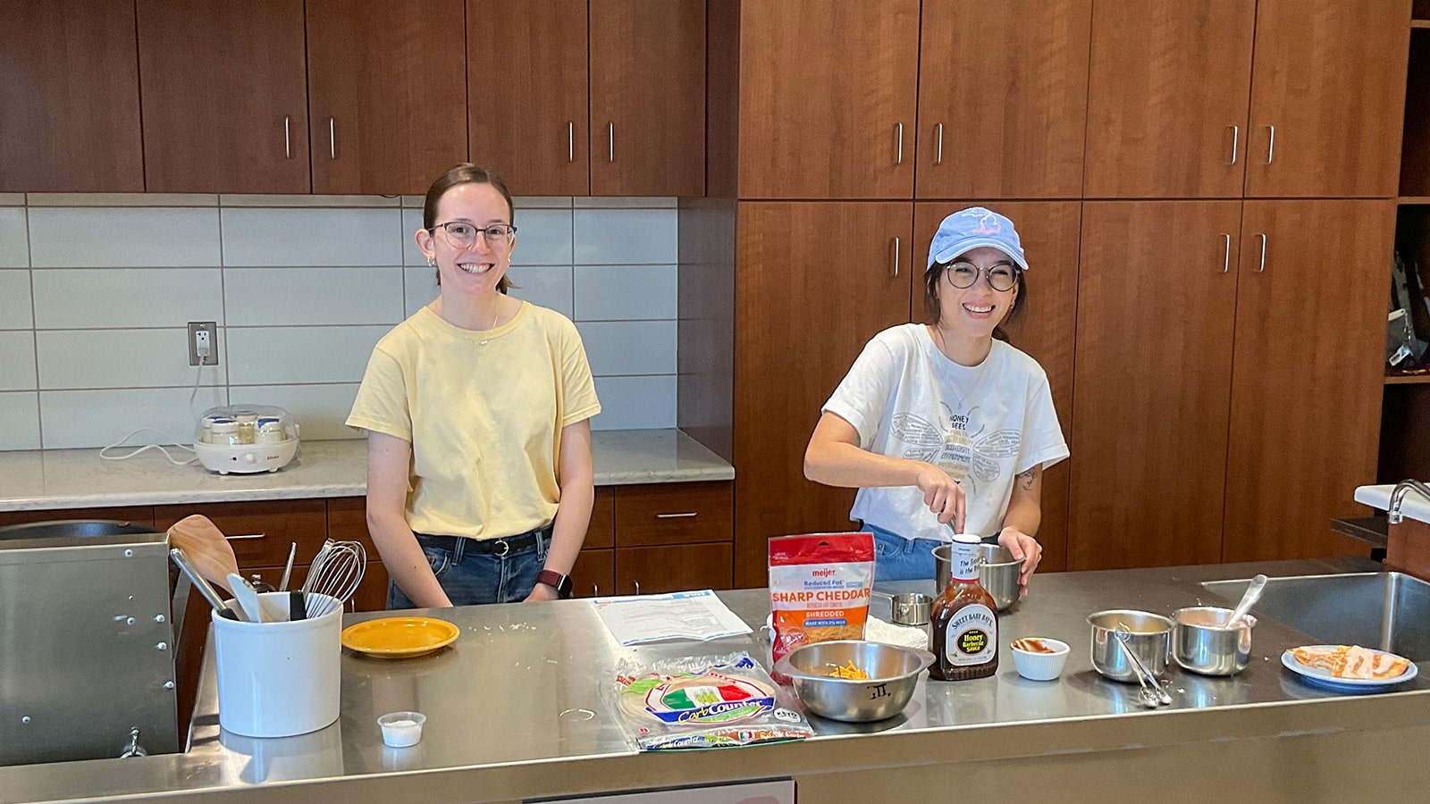 Student cooking demonstrations spread awareness of nutrition education