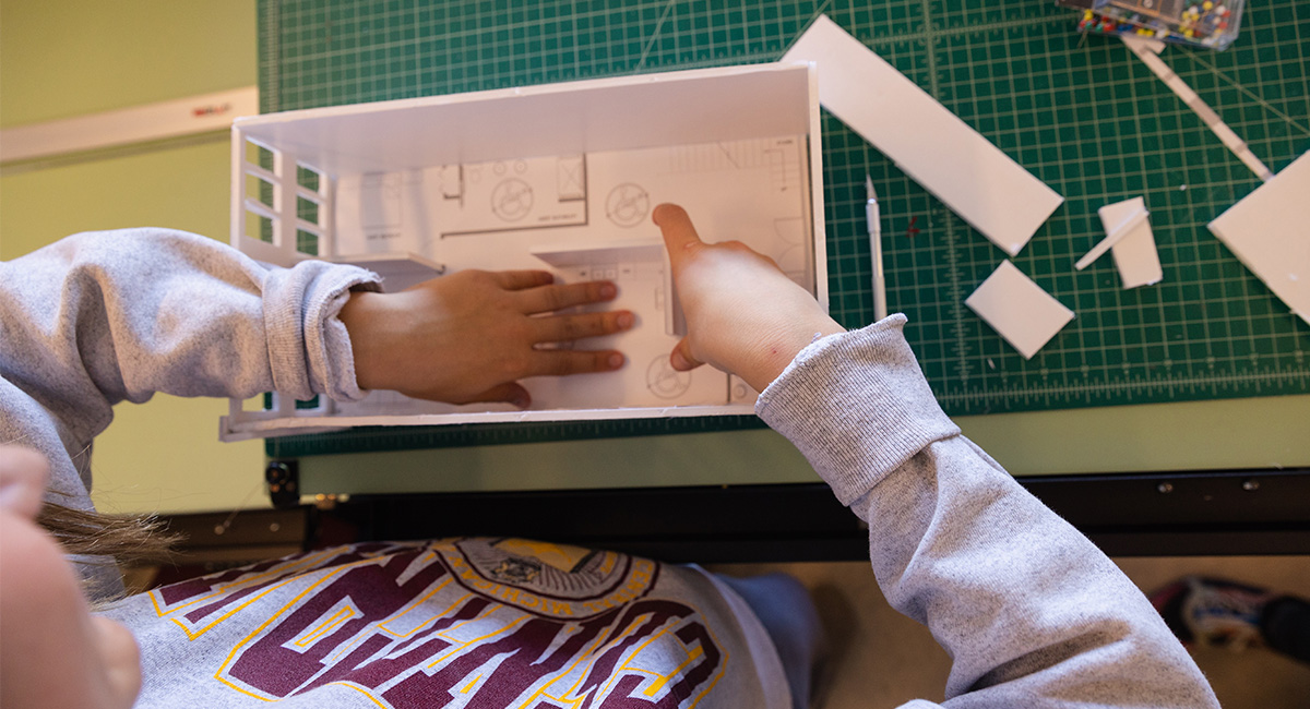 Mapping out an interior design major