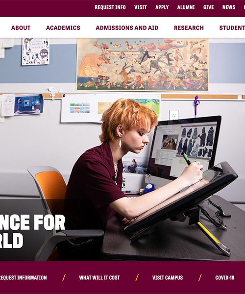 Highlighting recent CMU website enhancements