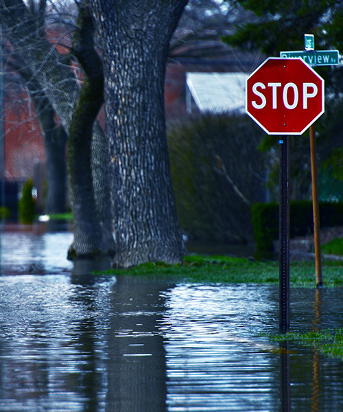 How climate and infrastructure affect flood risk