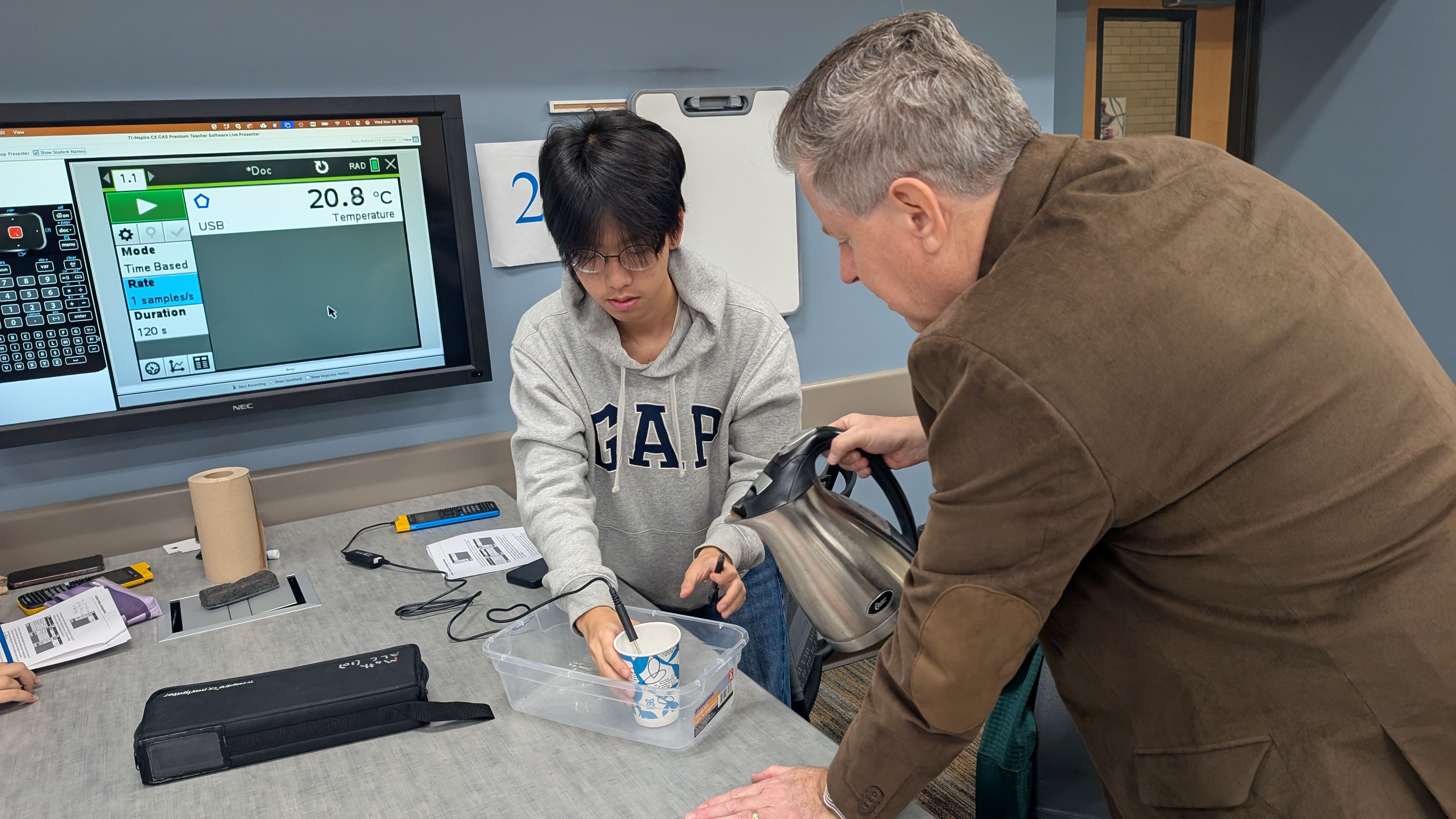 Math class kicks off holiday with a taste of turkey