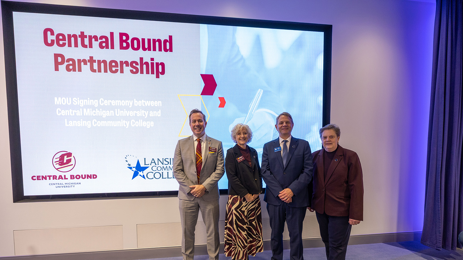 CMU, Lansing Community College partner for Central Bound