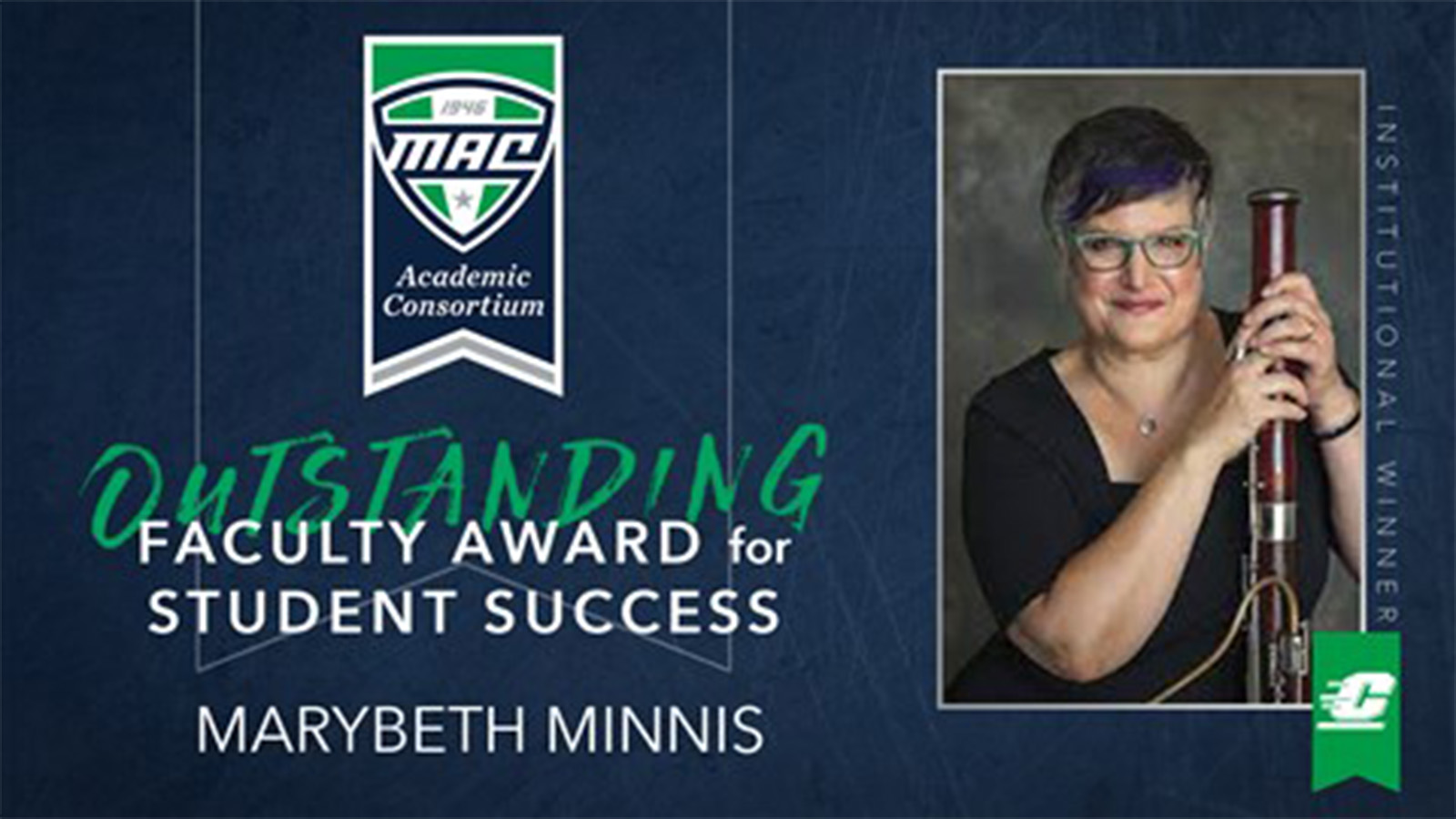 CMU Alumna and professor earns MAC accolade CMU Alumna and professor earns MAC accolade